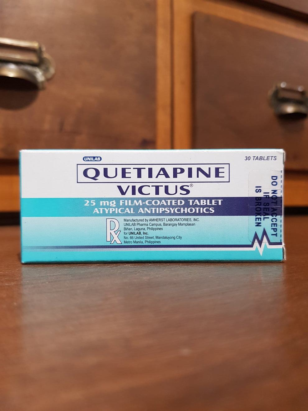 Quetiapine (Victus) 25mg, Film-coated Tablet – Meds for All