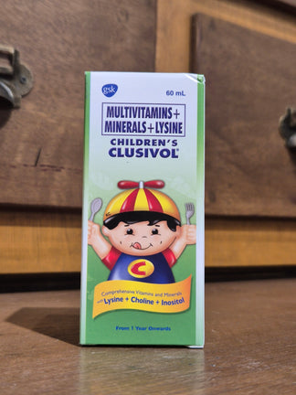 Multivitamins + Minerals + Lysine (Clusivol) 60mL, Syrup – Meds for All