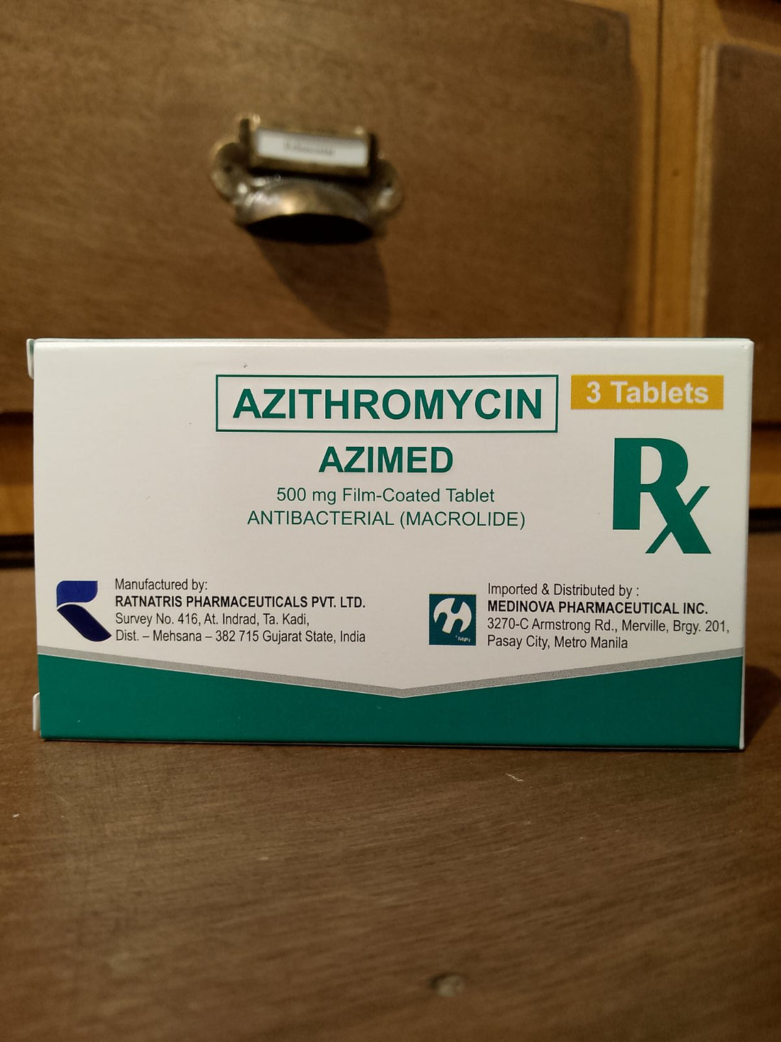 Azithromycin (Azimed) 500mg Film-Coated Tablet – Meds for All