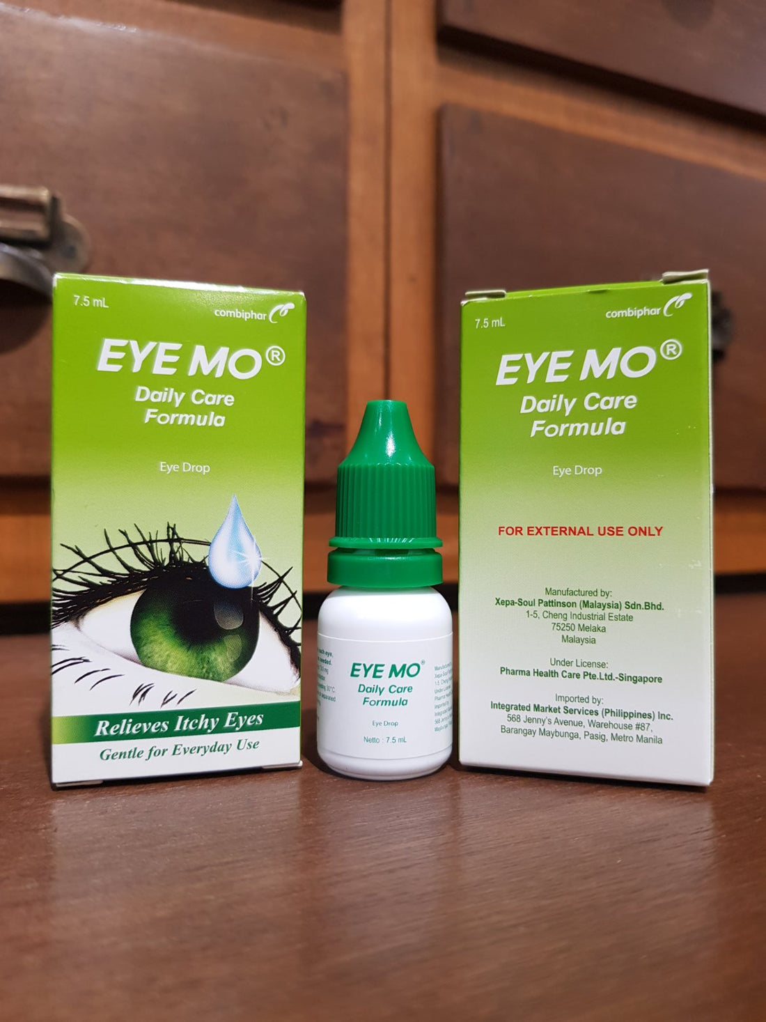 Boric Acid (EYE MO) Daily Care Formula, Green, 7.5mL Eye drops – Meds ...