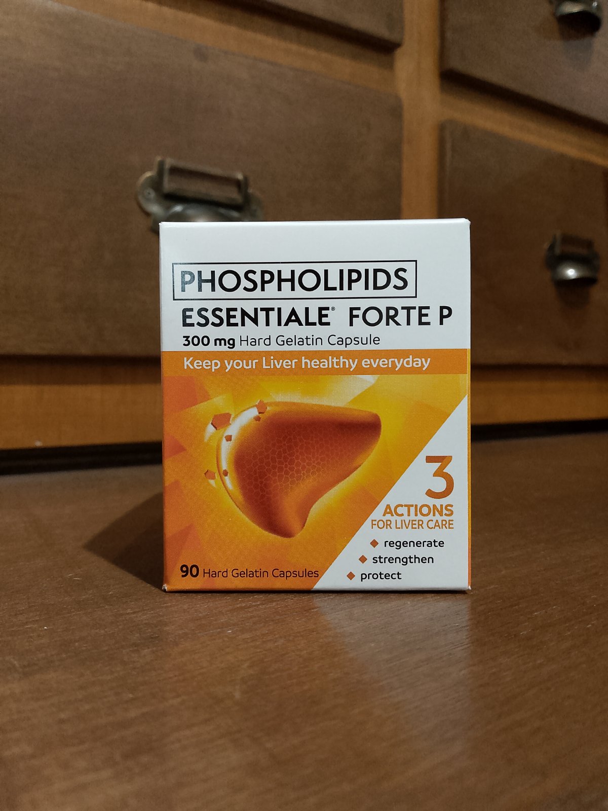 Phospholipids (Essentiale Forte P) 300mg Hard Gelatin Capsule – Meds ...