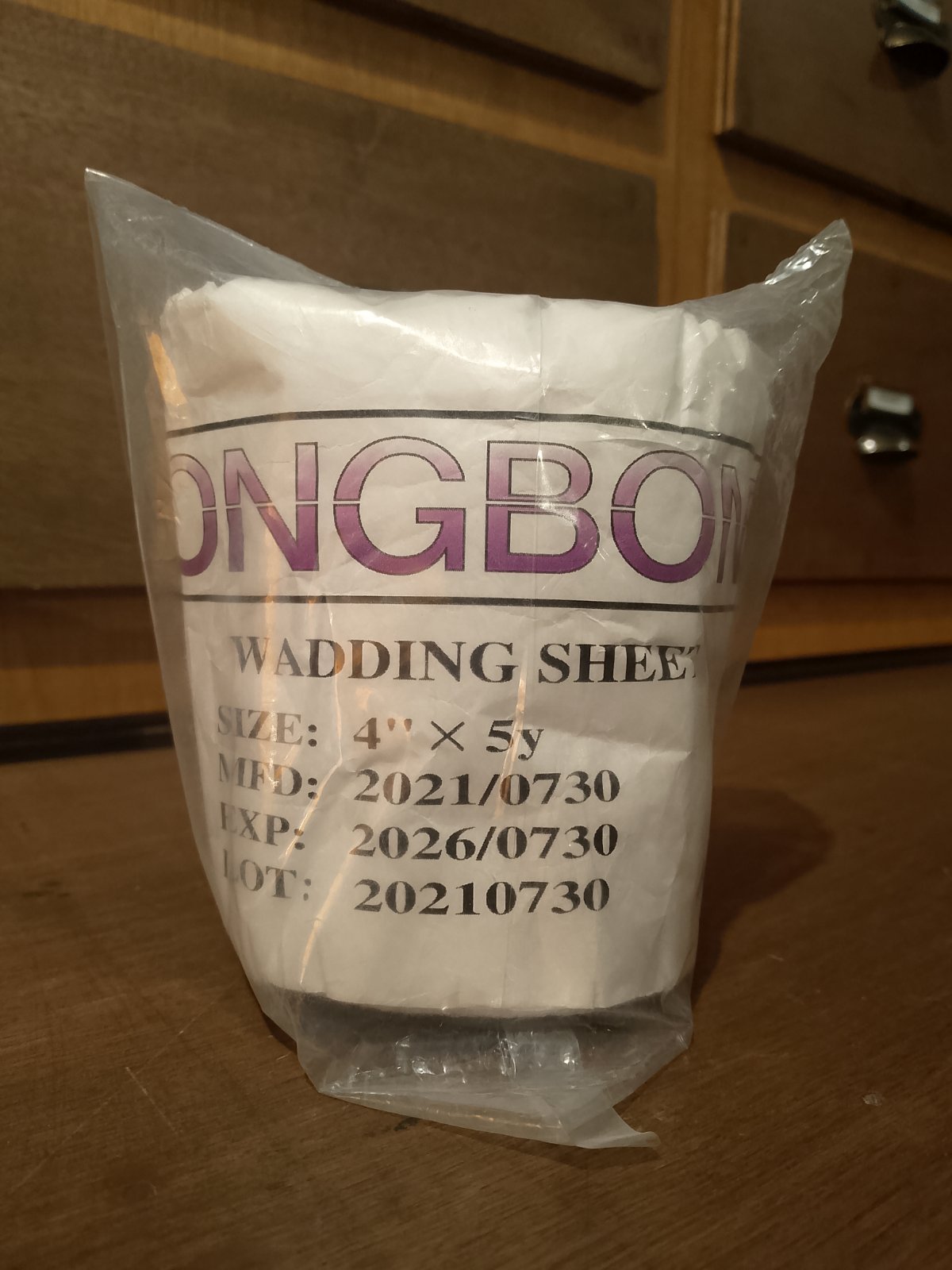 Wadding sheet 4x5 – Meds for All