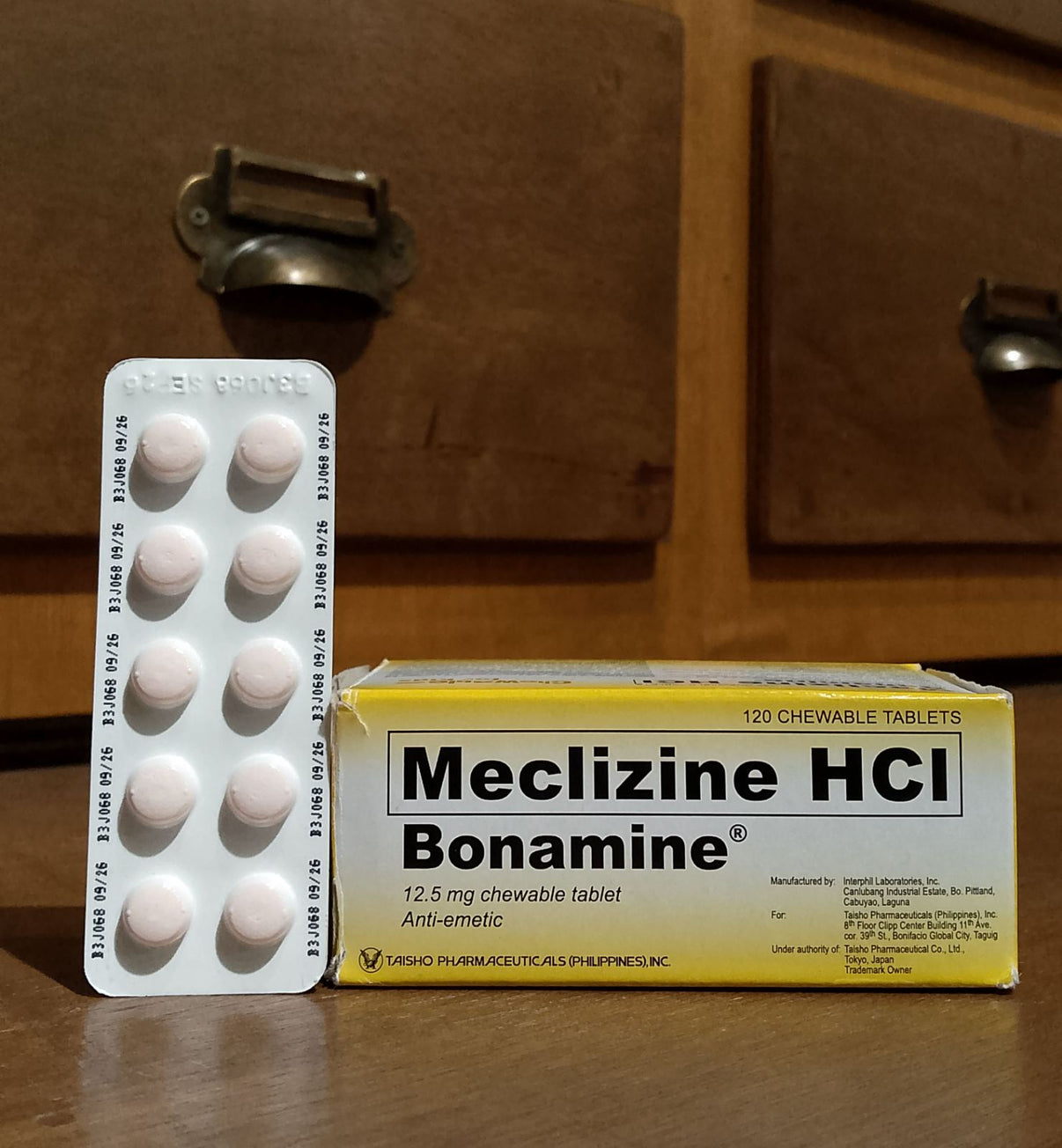 Meclizine HCl (Bonamine for Kids) 12.5mg Chewable Tablet – Meds for All