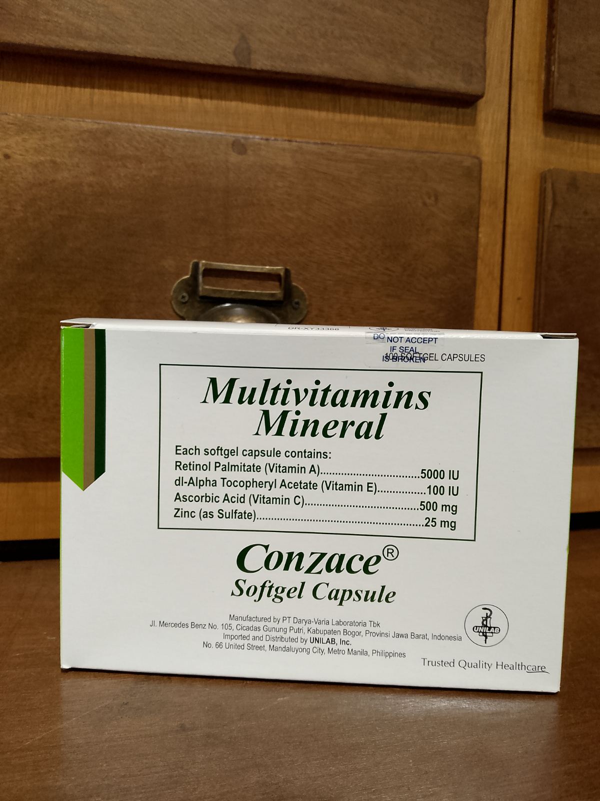 Multivitamins + Minerals (Conzace) Capsule – Meds for All