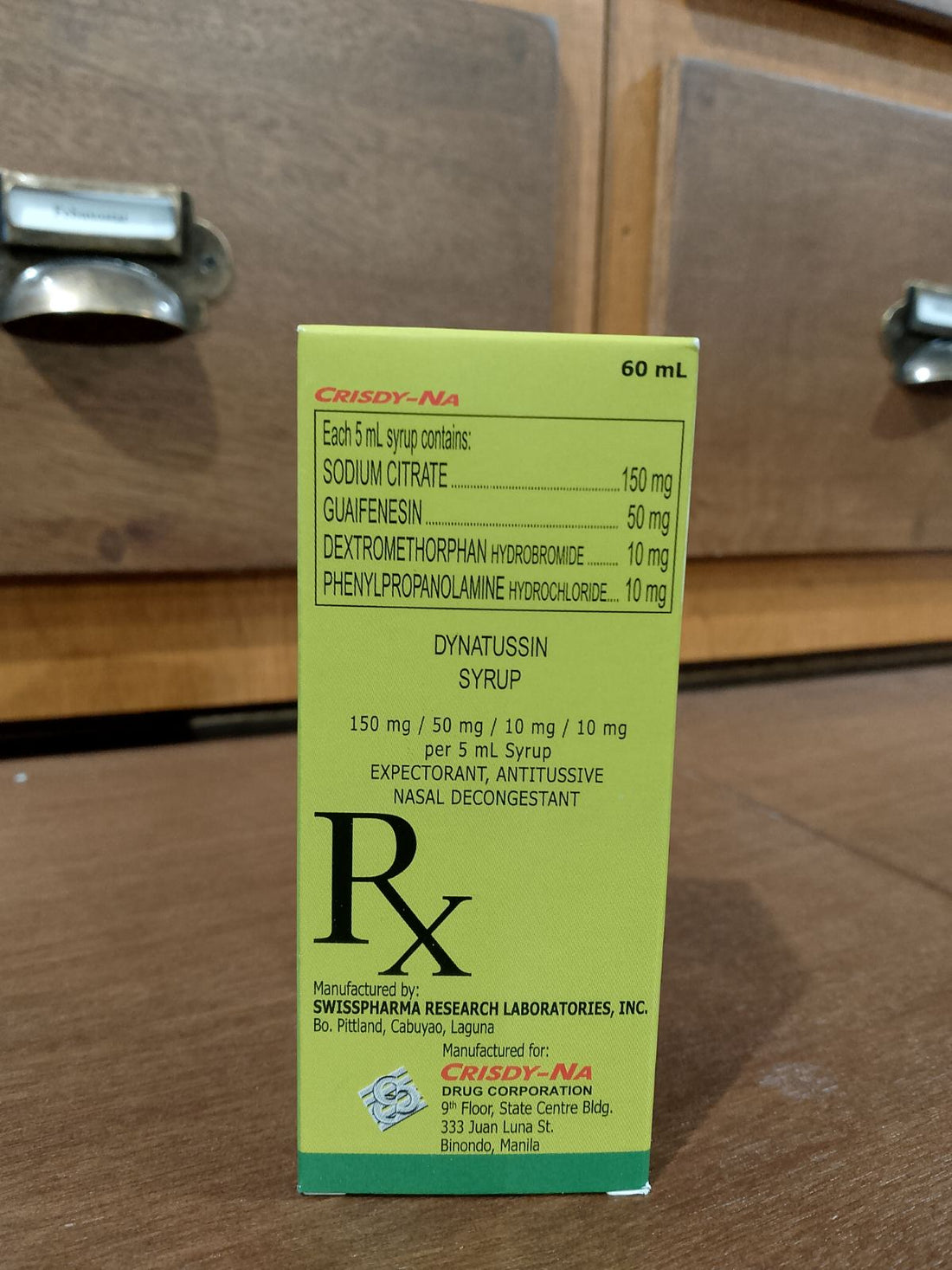 Dextromethorphan Hydrobromine + Guaifenesin + Sodium Citrate + Phenylp ...