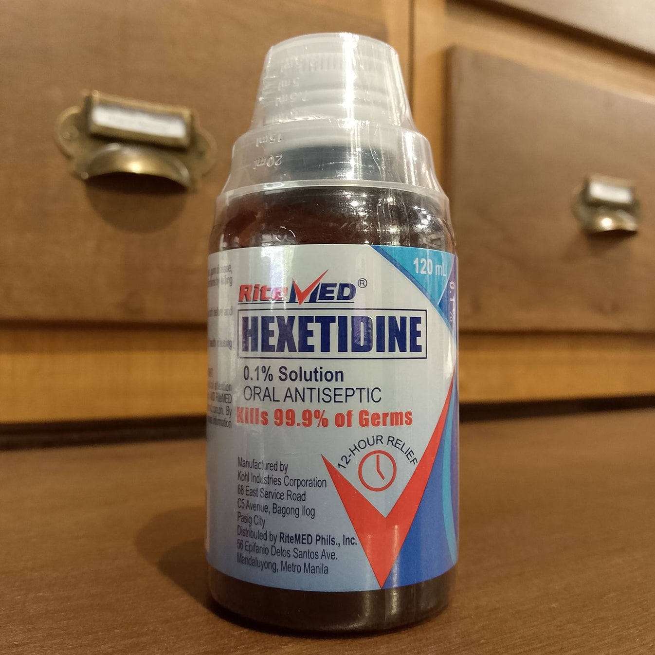 Hexetidine (Ritemed) 0.10% Antiseptic Mouthwash 120mL – Meds for All