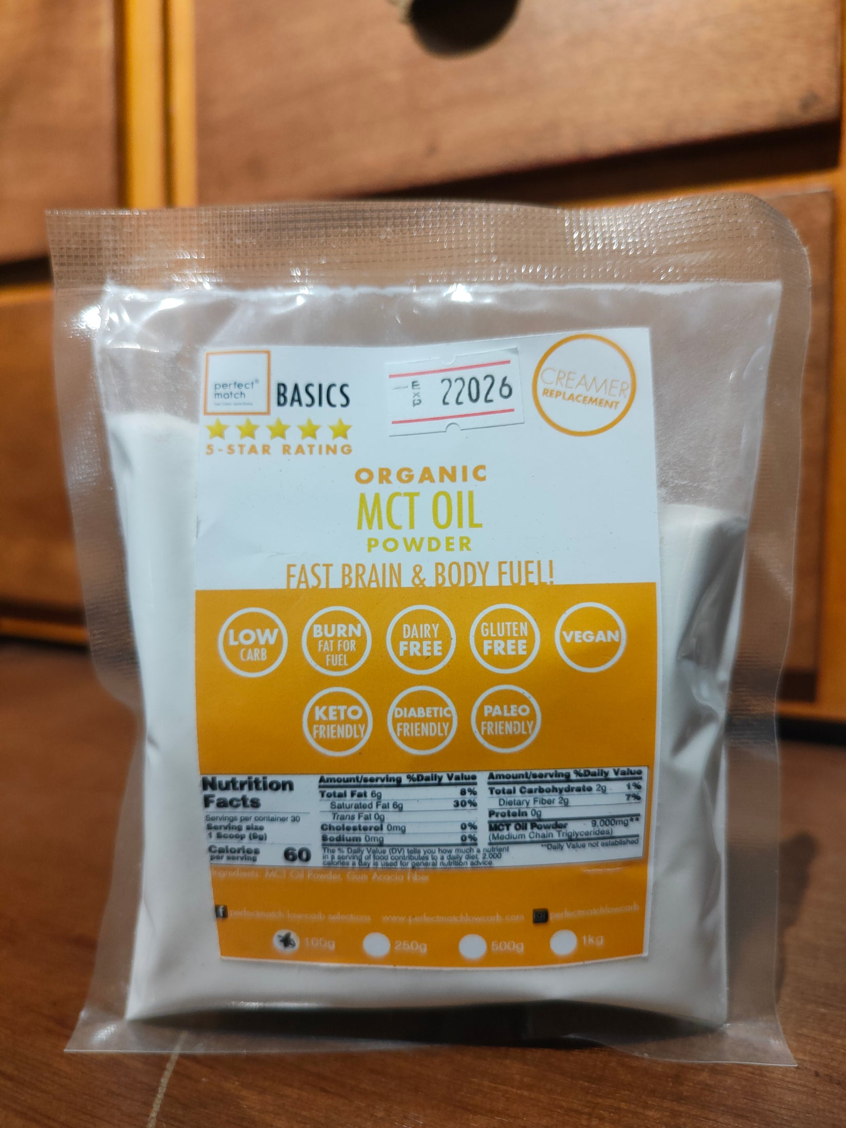 PFM ORGANIC MCT OIL POWDER 100g – Meds for All