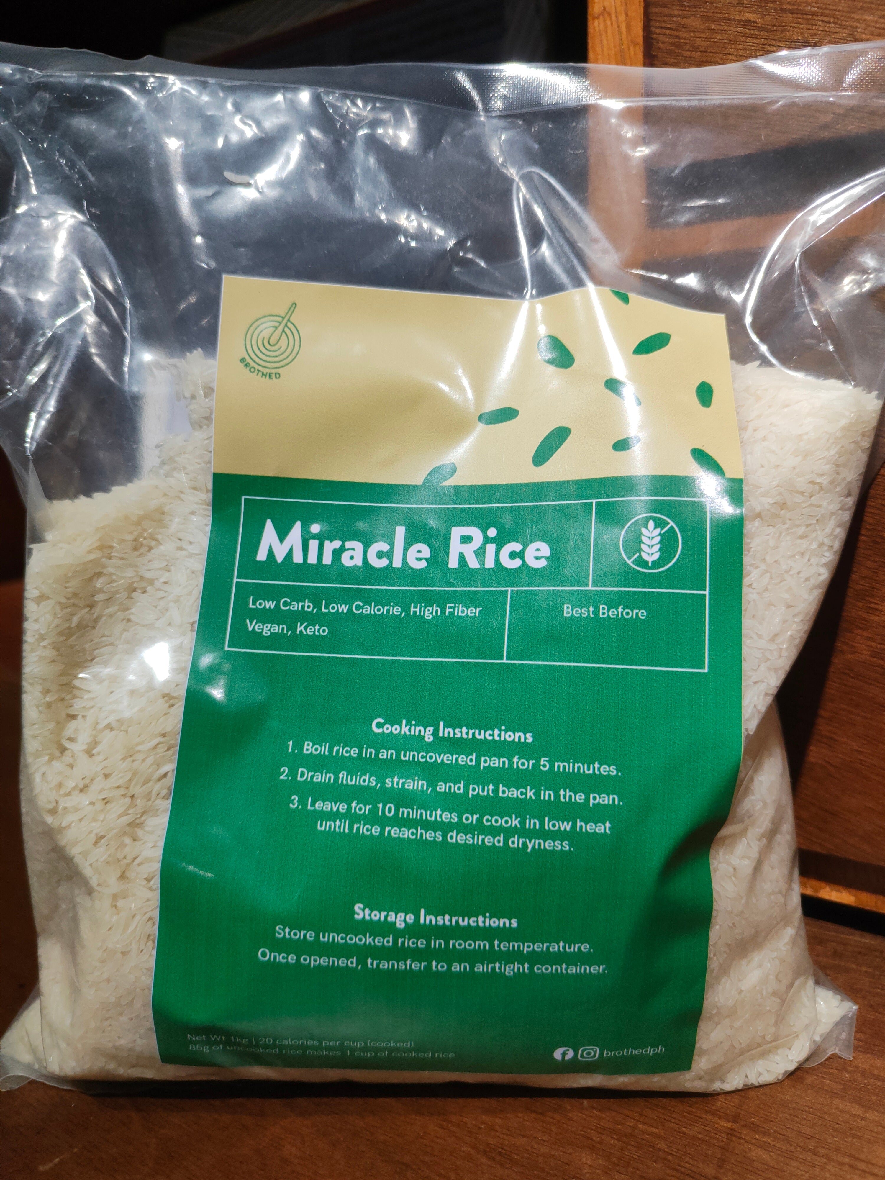 Brothed I Miracle Rice 1kg – Meds for All