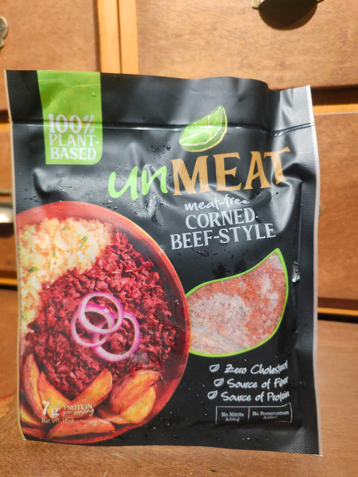 UNMEAT CORNED BEEF STYLE 180G – Meds for All