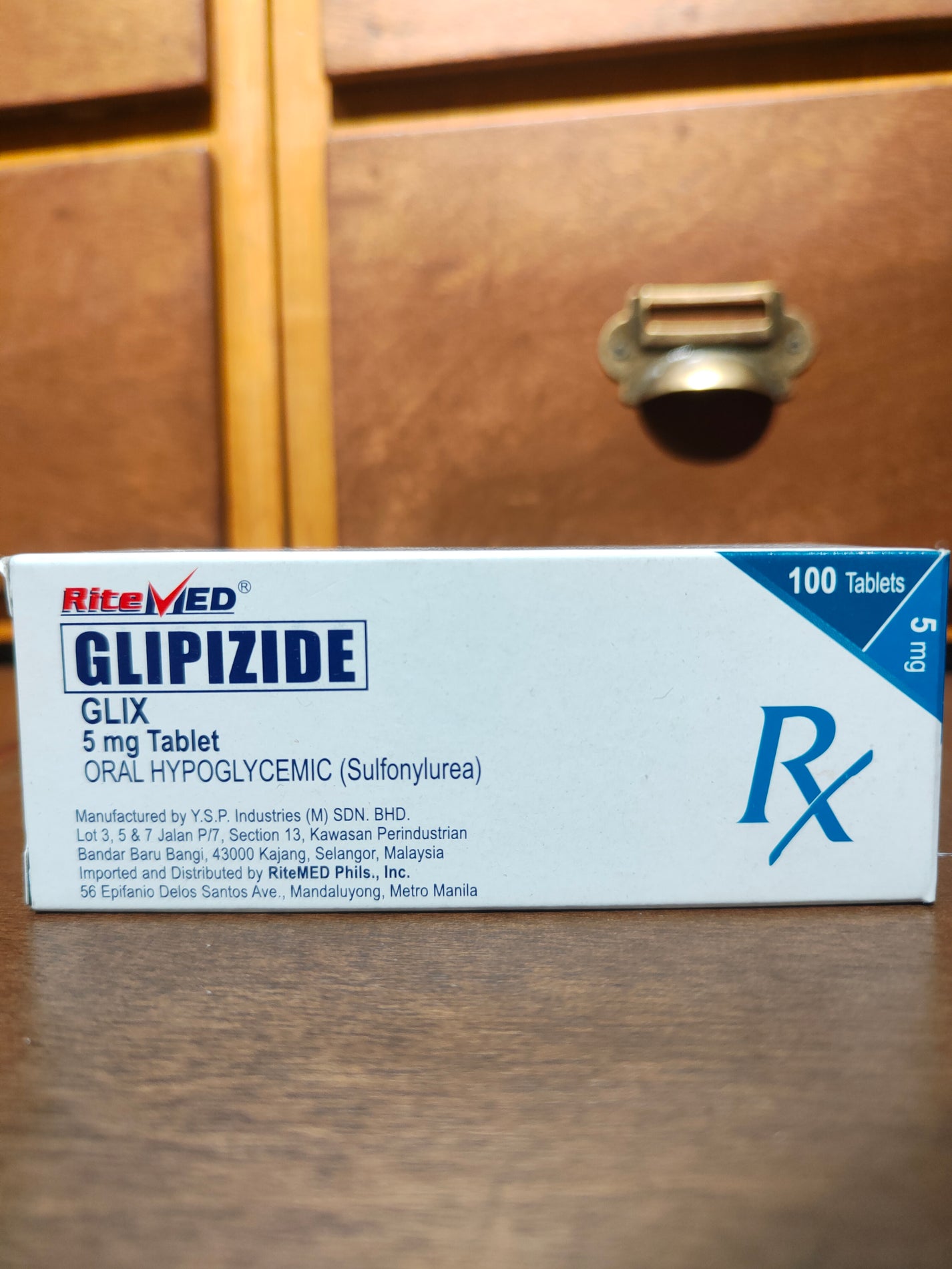 Glipizide (RiteMed Glix) 5mg Tablet – Meds for All
