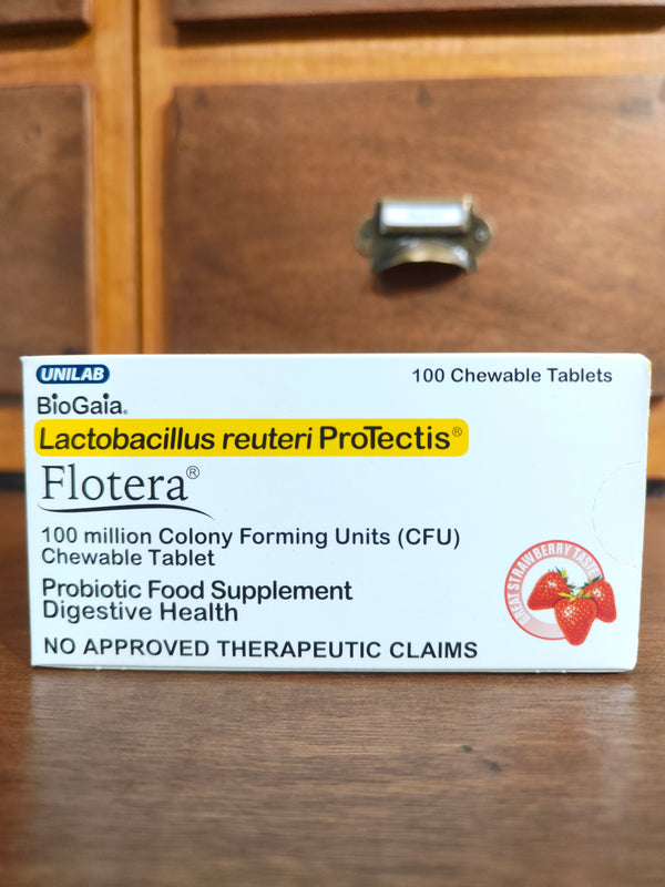 Lactobacillus reuteri (FLOTERA) 1M Probiotic, Chewable Tablet – Meds ...