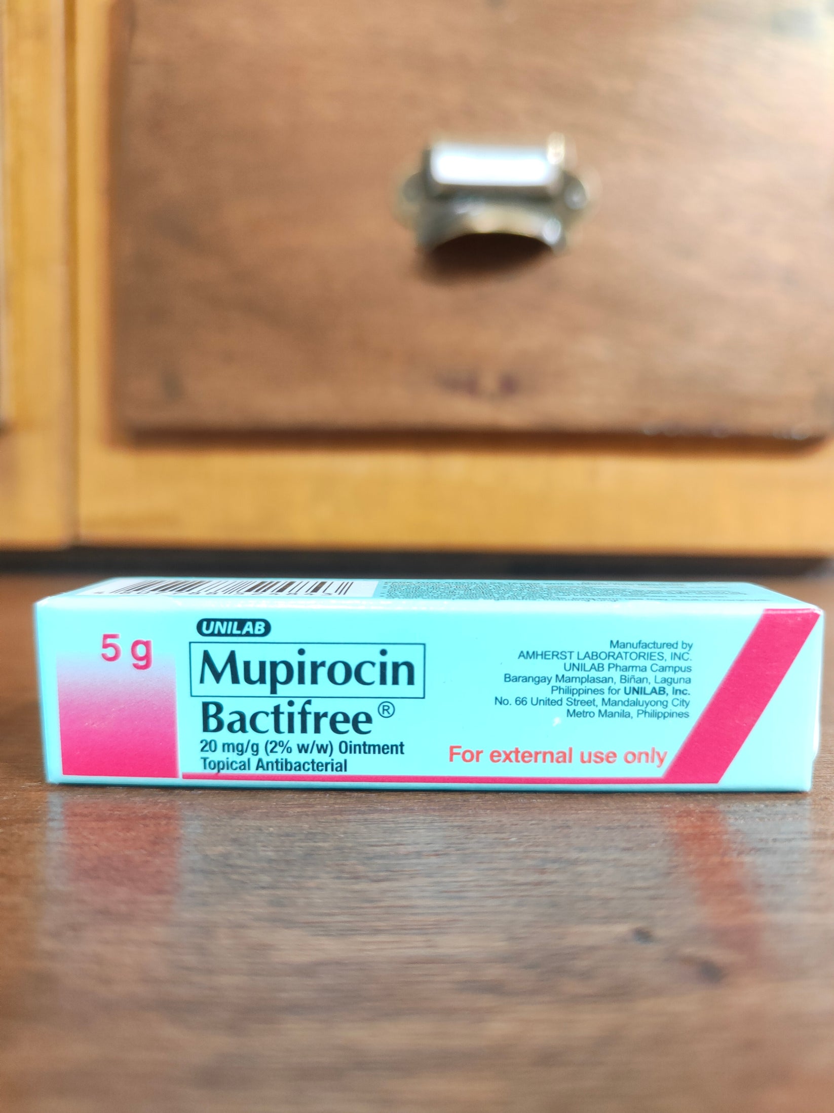 Mupirocin (BACTIFREE) 20mg/g (2% w/w), 5g Ointment – Meds for All