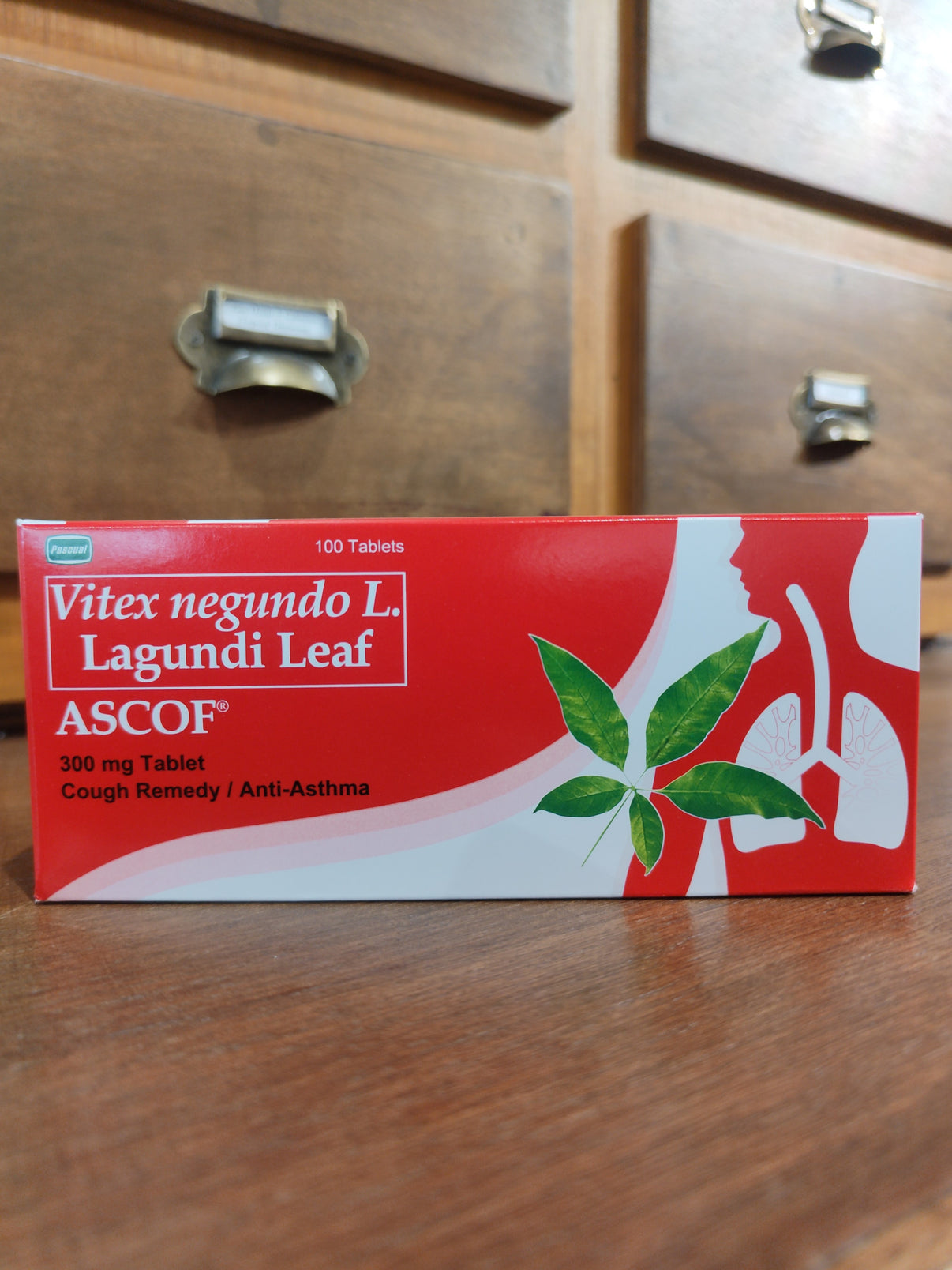 Vitex Negundo L.(Lagundi Leaf) ASCOF 300mg Tablet – Meds for All