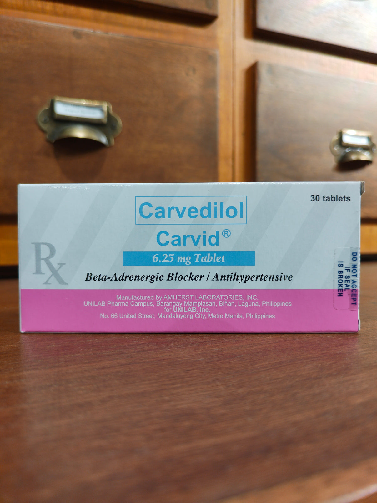 Carvedilol (CARVID) 6.25mg Tablet – Meds for All