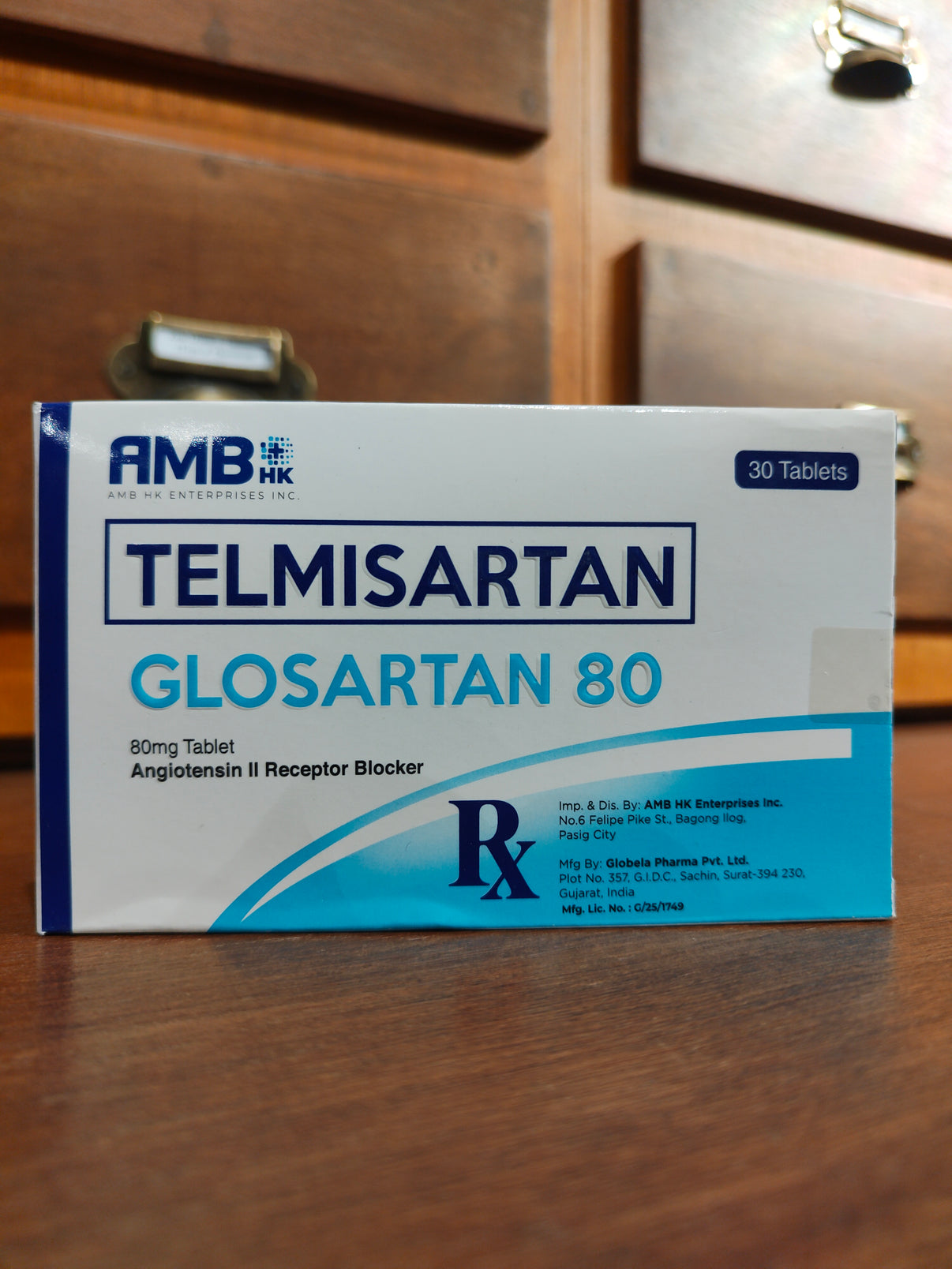 Telmisartan 80mg Tablet (Glosartan 80) – Meds for All