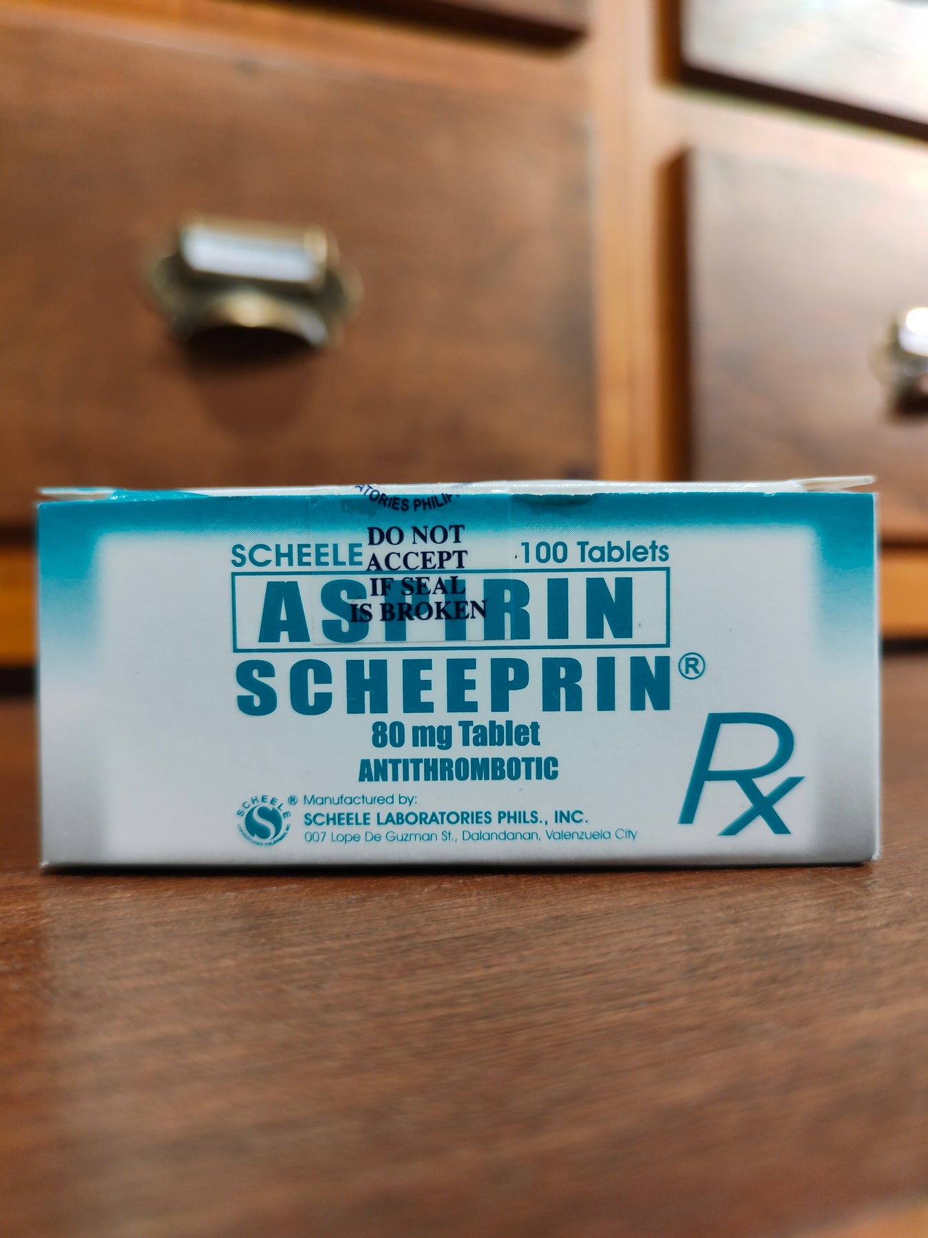 Aspirin (Scheeprin) 80mg Film-coated Tablet – Meds for All