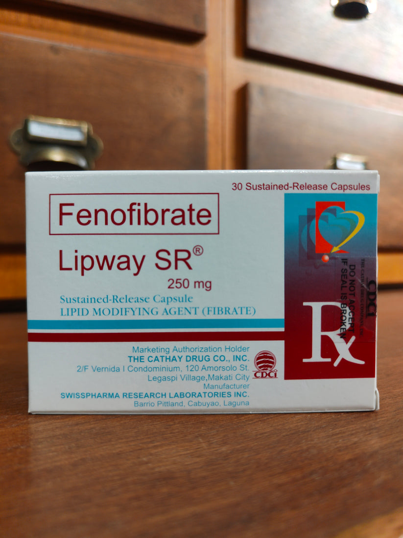 Fenofibrate (LIPWAY SR) 250mg Capsule – Meds for All