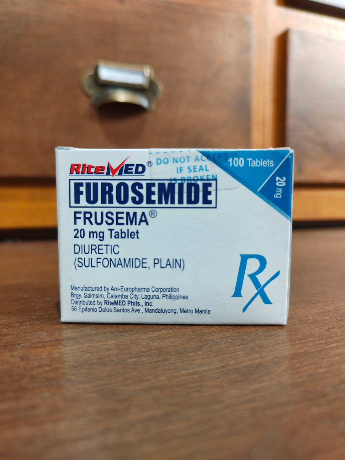 Furosemide (FRUSEMA RITEMED) 20mg Tablet – Meds for All