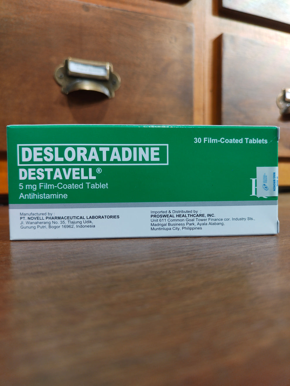 Desloratadine (DESTAVELL) 5 mg Film-Coated Tablet – Meds for All