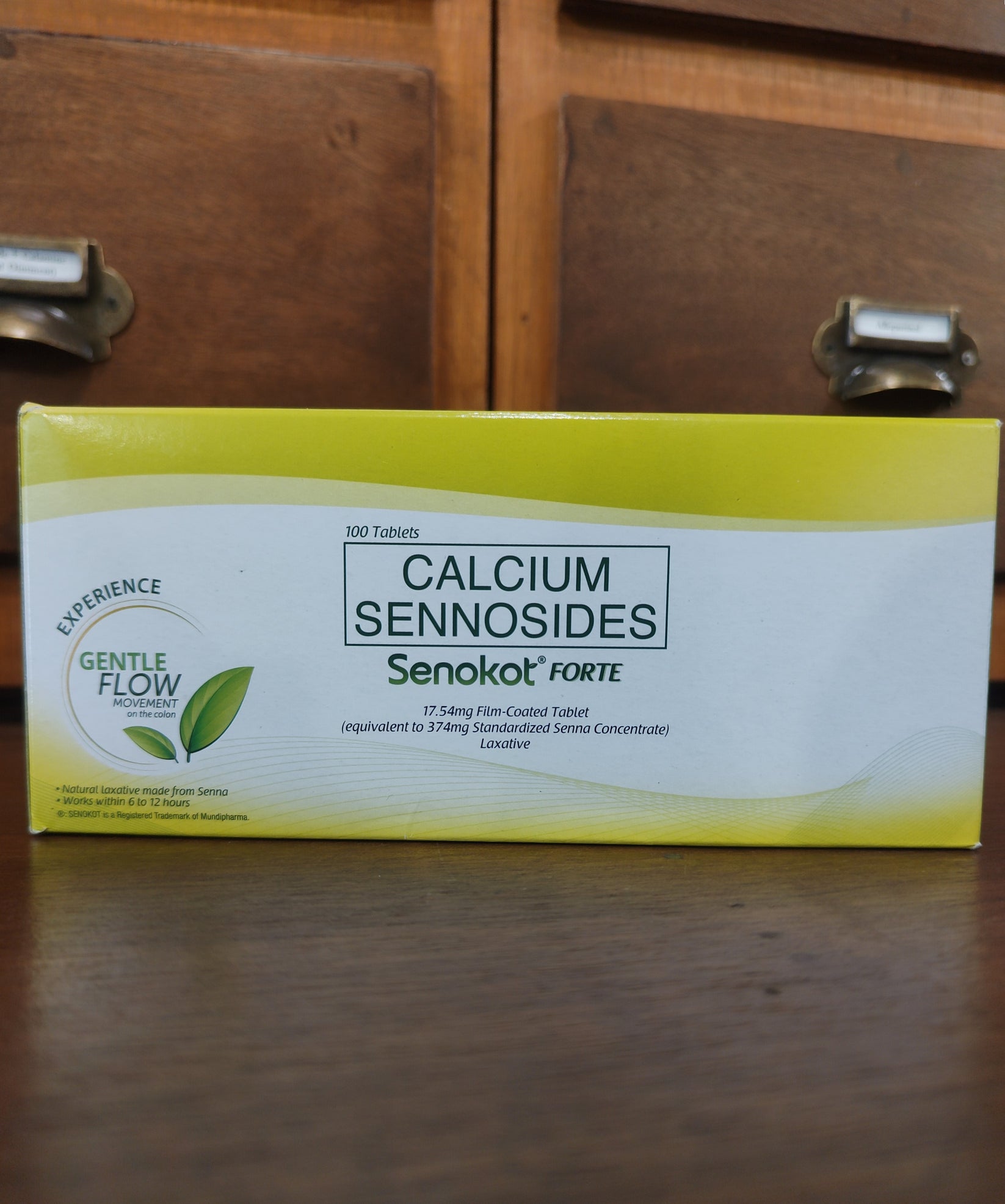 Calcium sennosides (SENOKOT FORTE) 17.54 mg Film-coated Tablet – Meds ...