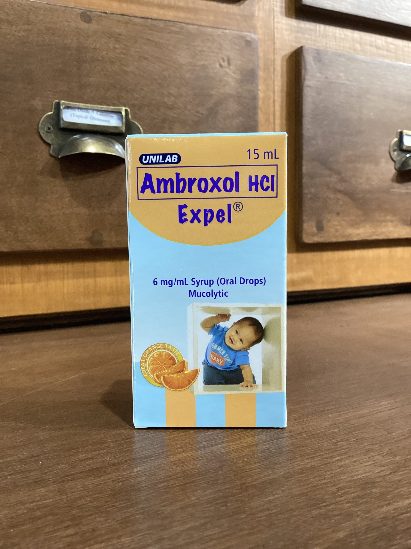 Ambroxol HCl (Expel) 6mg/mL, 15mL Drops – Meds for All