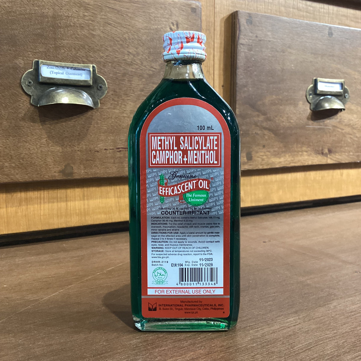 Efficascent Oil (Regular), 100mL Liniment – Meds for All