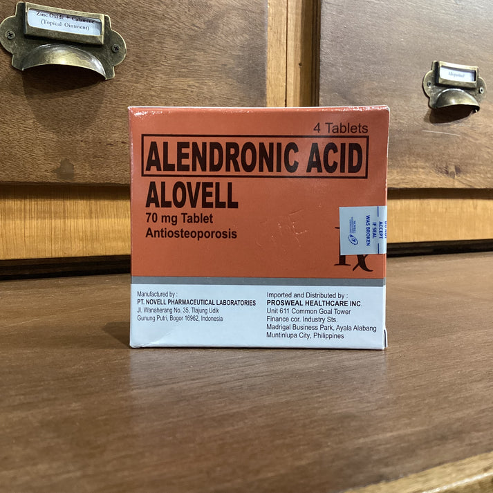Alendronic Acid (ALOVELL) 70mg Tablet – Meds for All