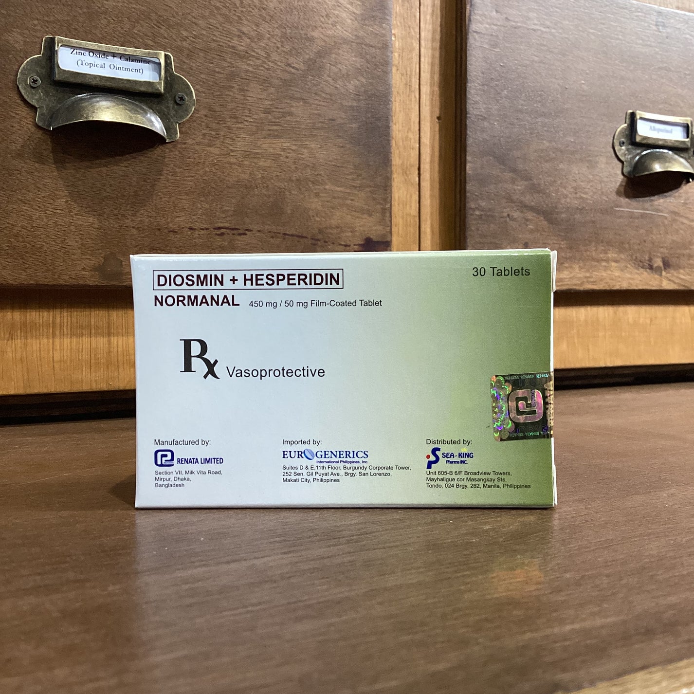 Diosmin + Hesperidin (NORMANAL) 450mg/50mg Tablet – Meds for All