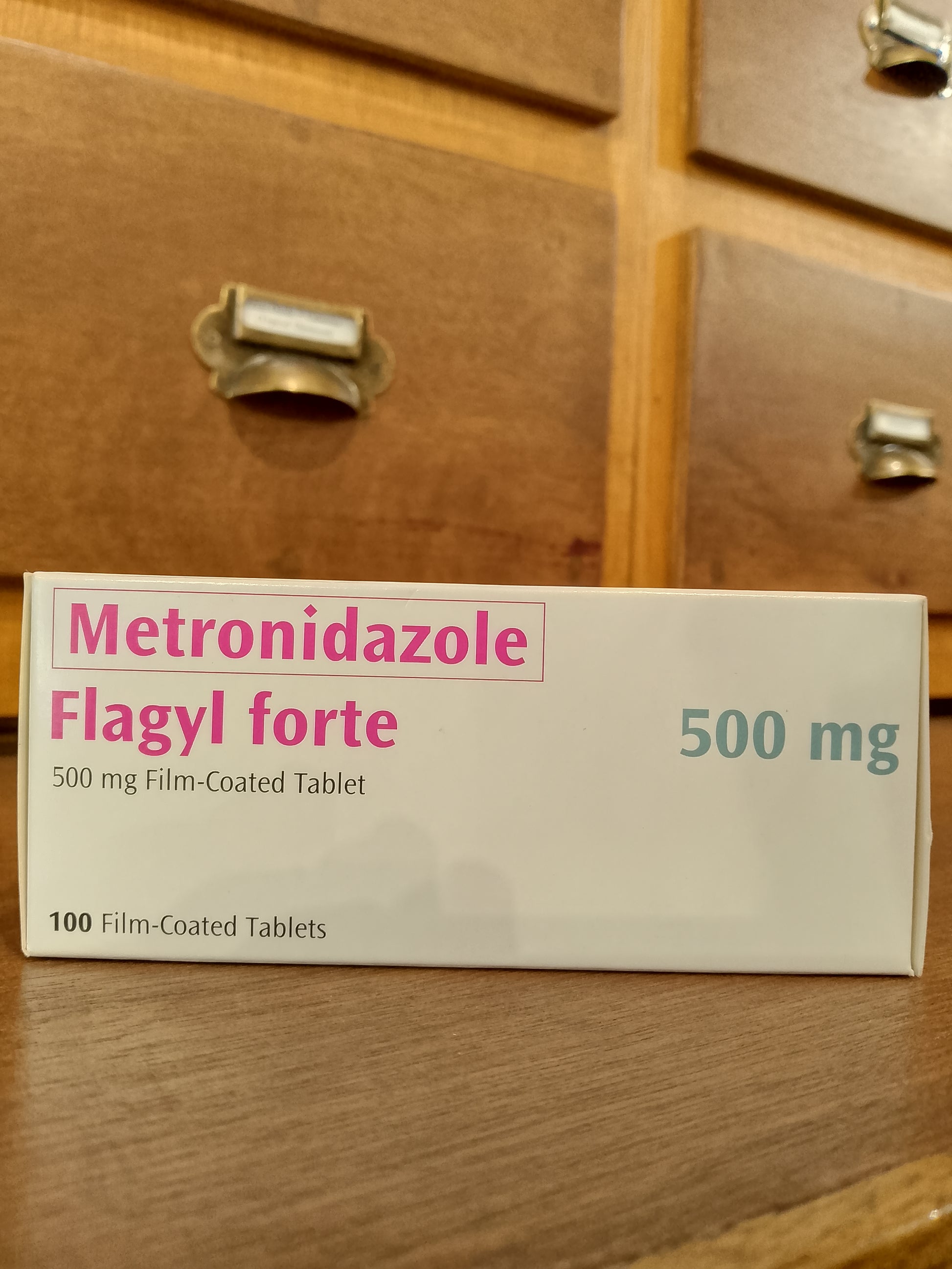 Metronidazole (Flagyl Forte) 500mg, Film-Coated Tablet – Meds for All