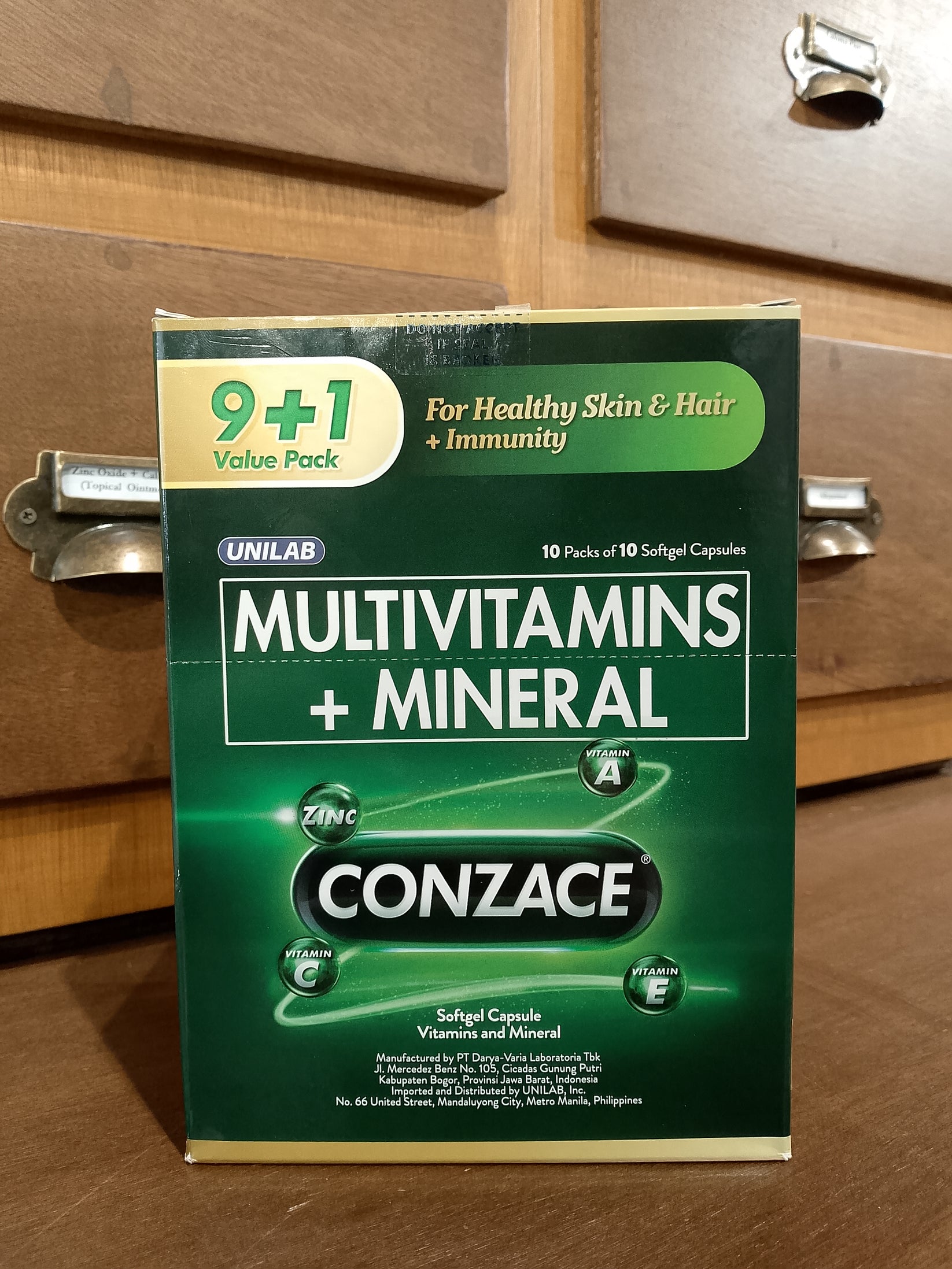 Multivitamins + Minerals (Conzace) [9+1 value pack] – Meds for All