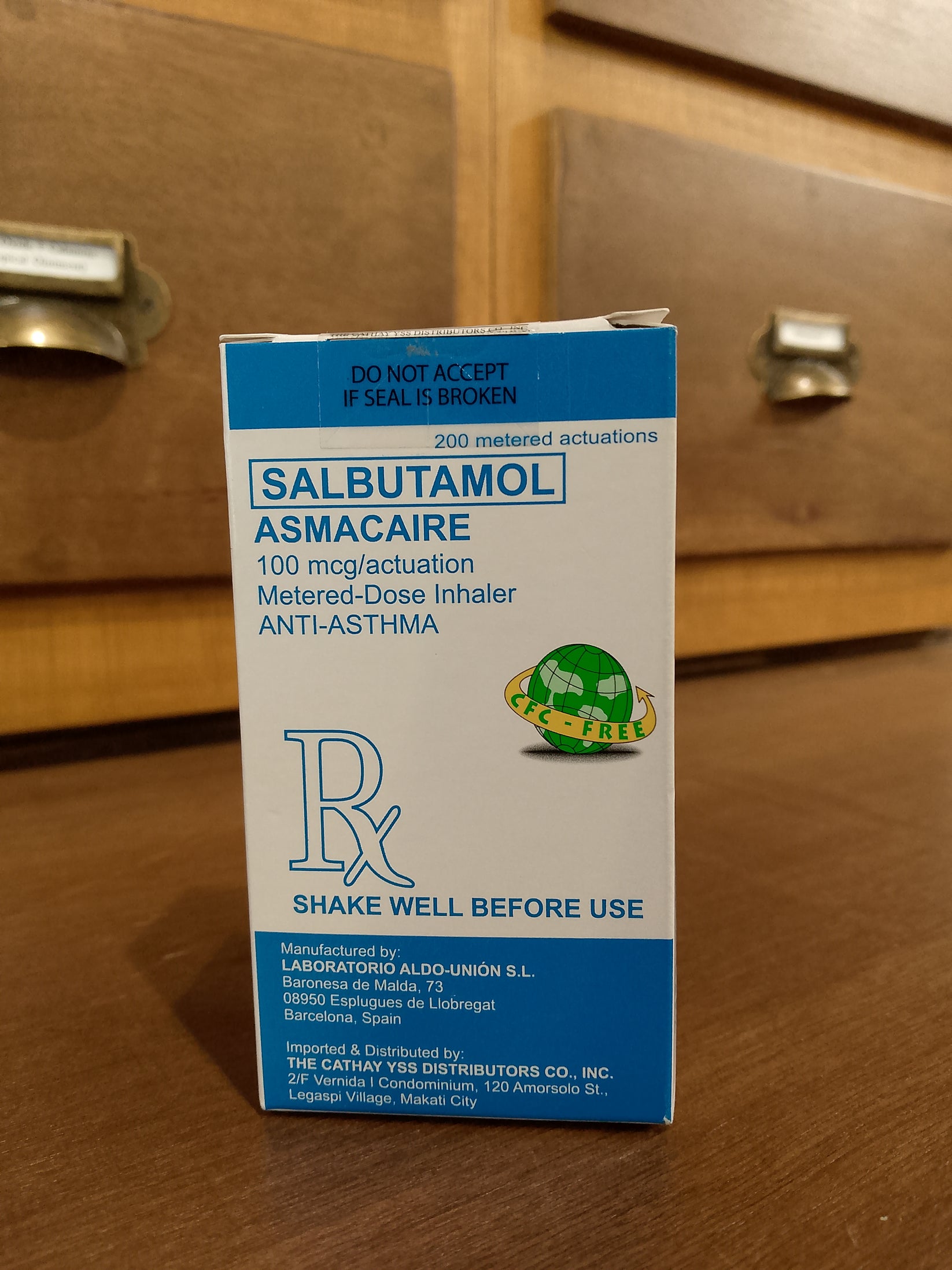 Salbutamol Sulfate (Asmacaire) 100mcg Metered-Dose Inhaler – Meds for All