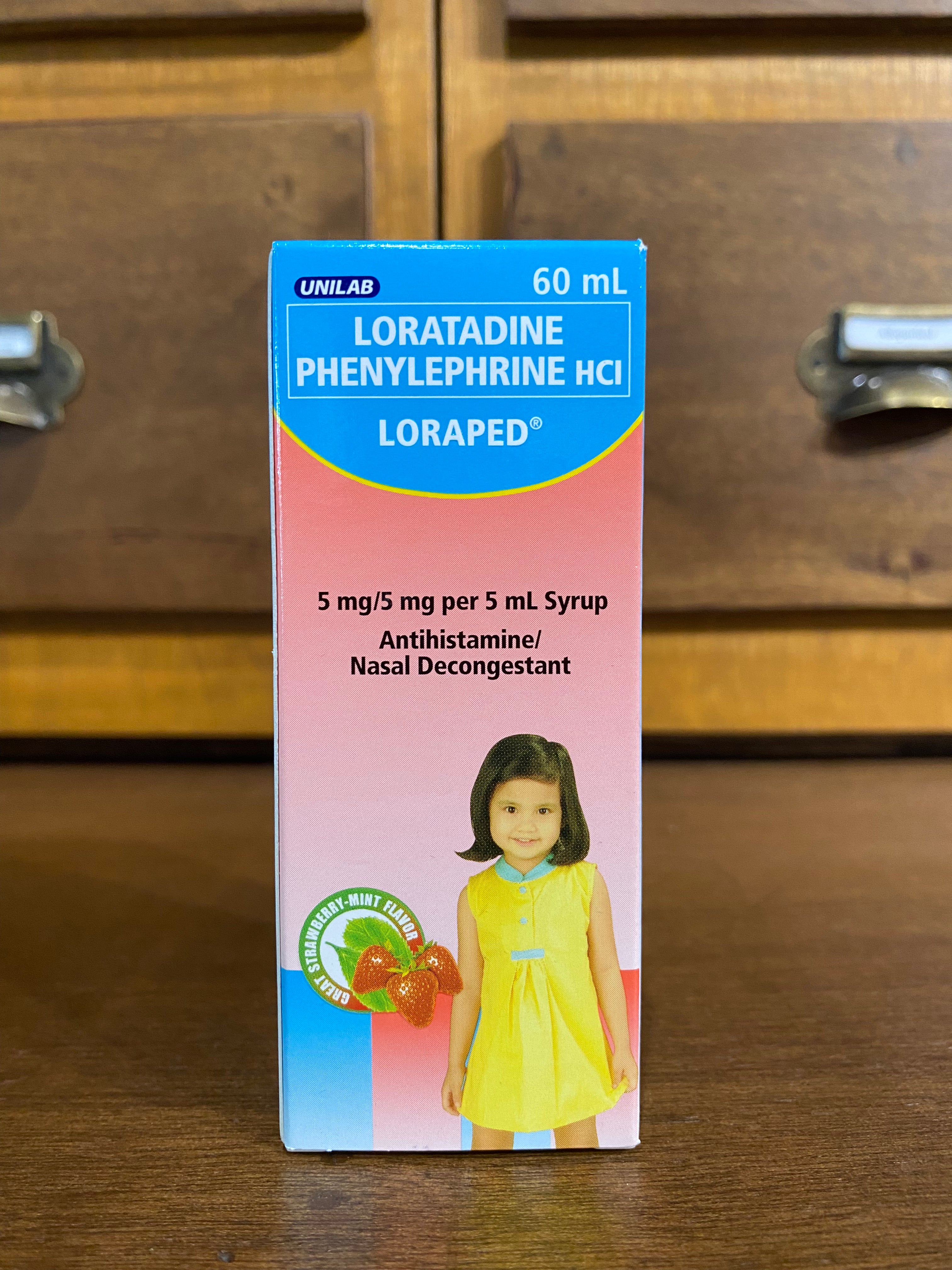 Loratadine + Phenylephrine HCL [LORAPED] 60 mL Syrup – Meds for All
