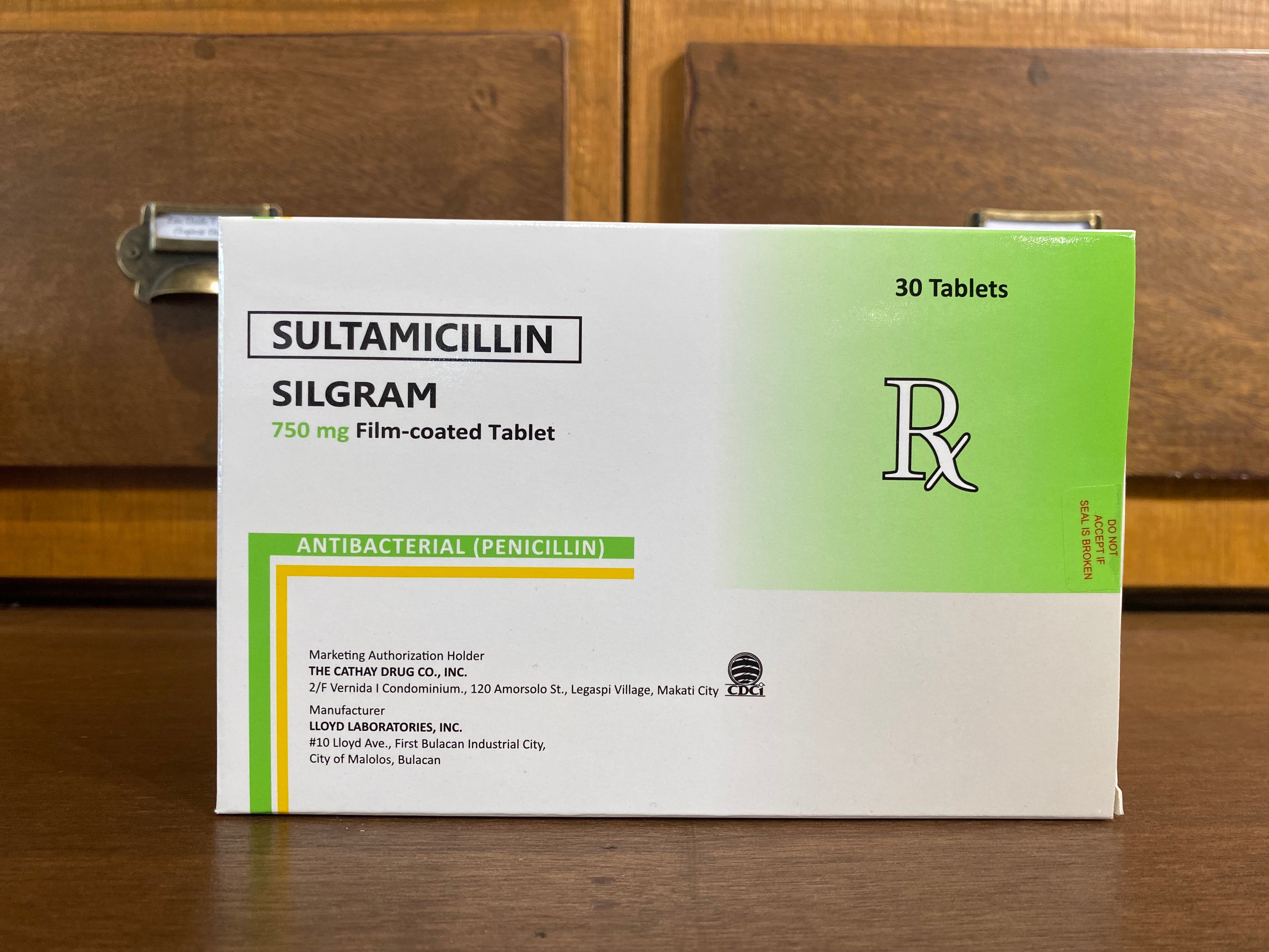 Sultamicillin [SILGRAM] 750mg Tablet – Meds for All
