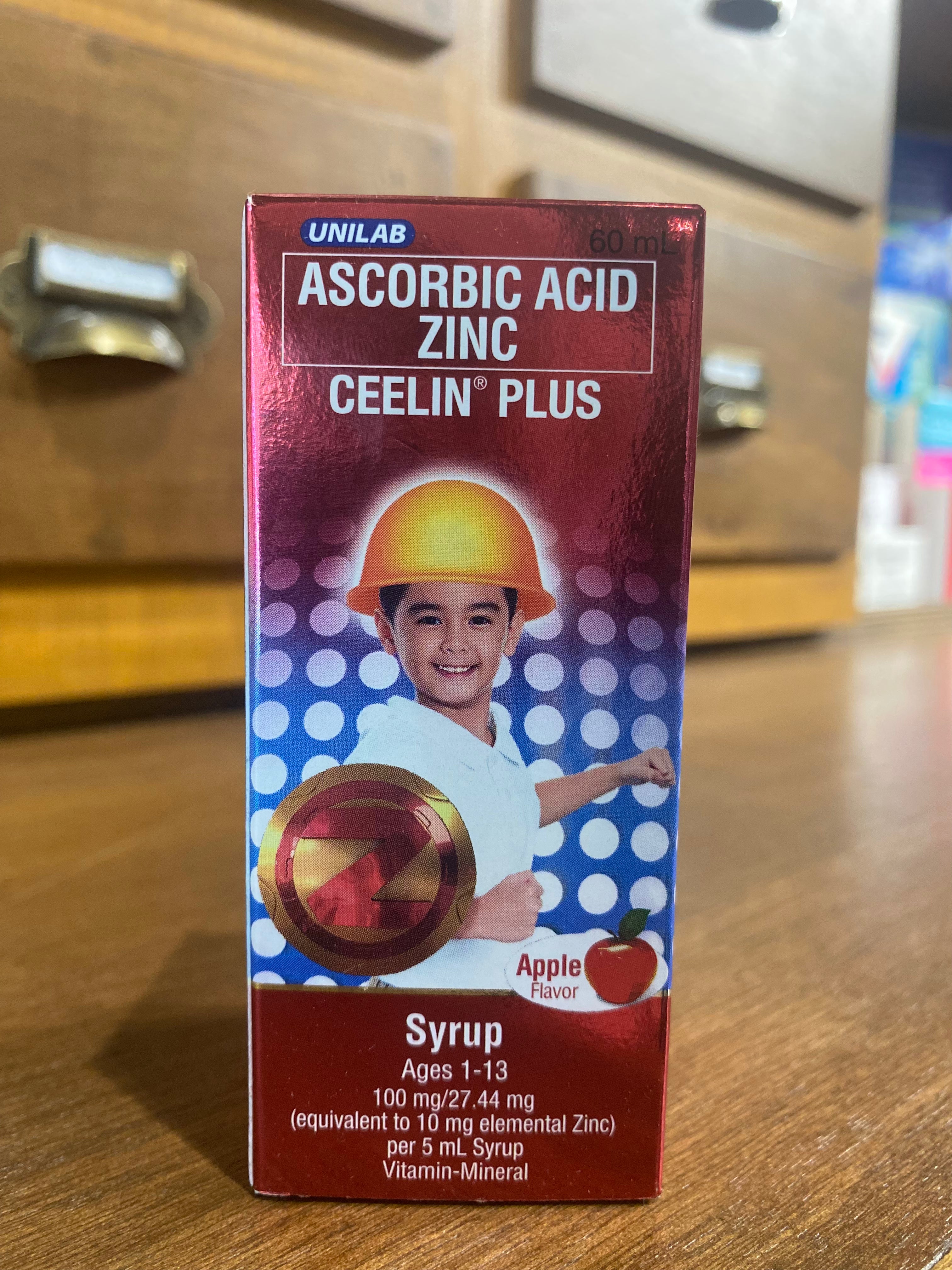 Ascorbic Acid + Zinc (Ceelin Plus) 100mg/27.44mg 60mL – Meds for All