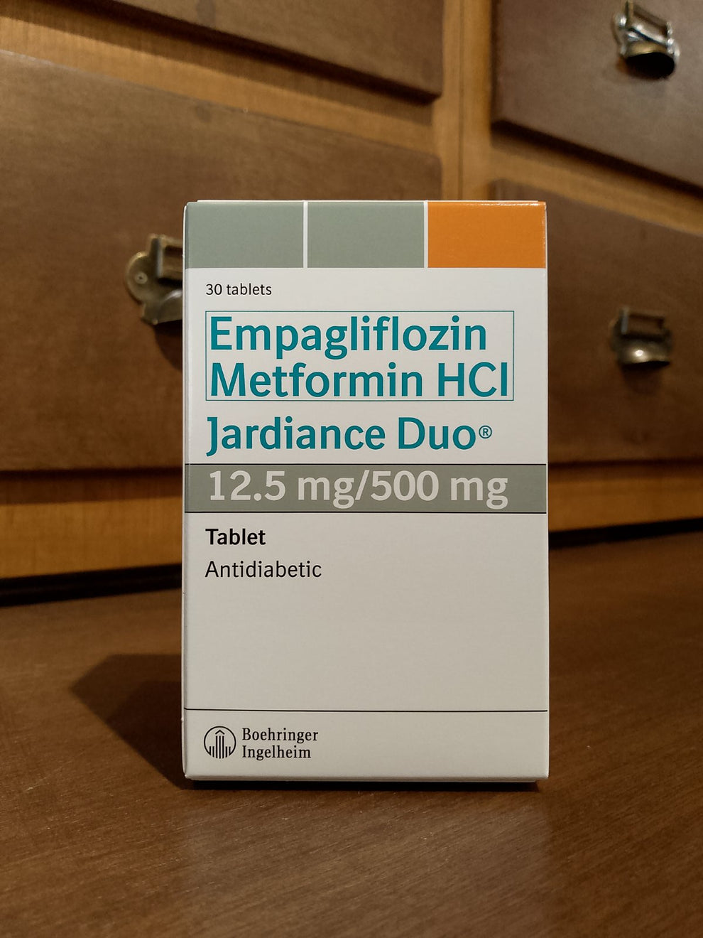 Empagliflozin + Metformin HCl (Jardiance Duo) 12.5mg/500mg Tablet ...