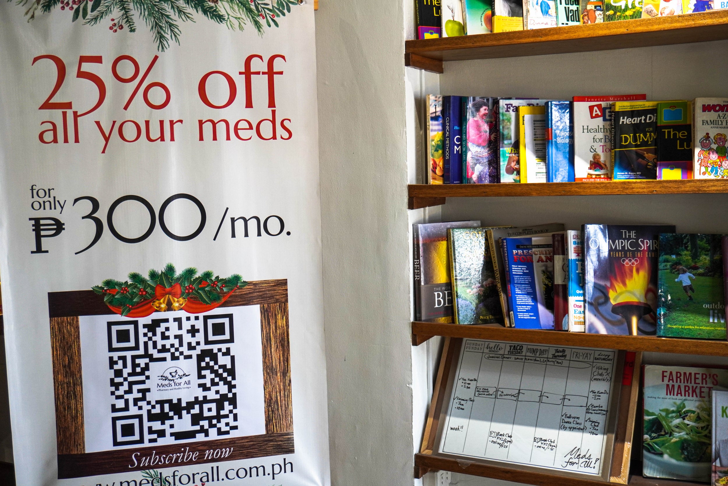 25% discount on all medicines for subscribers – Meds for All