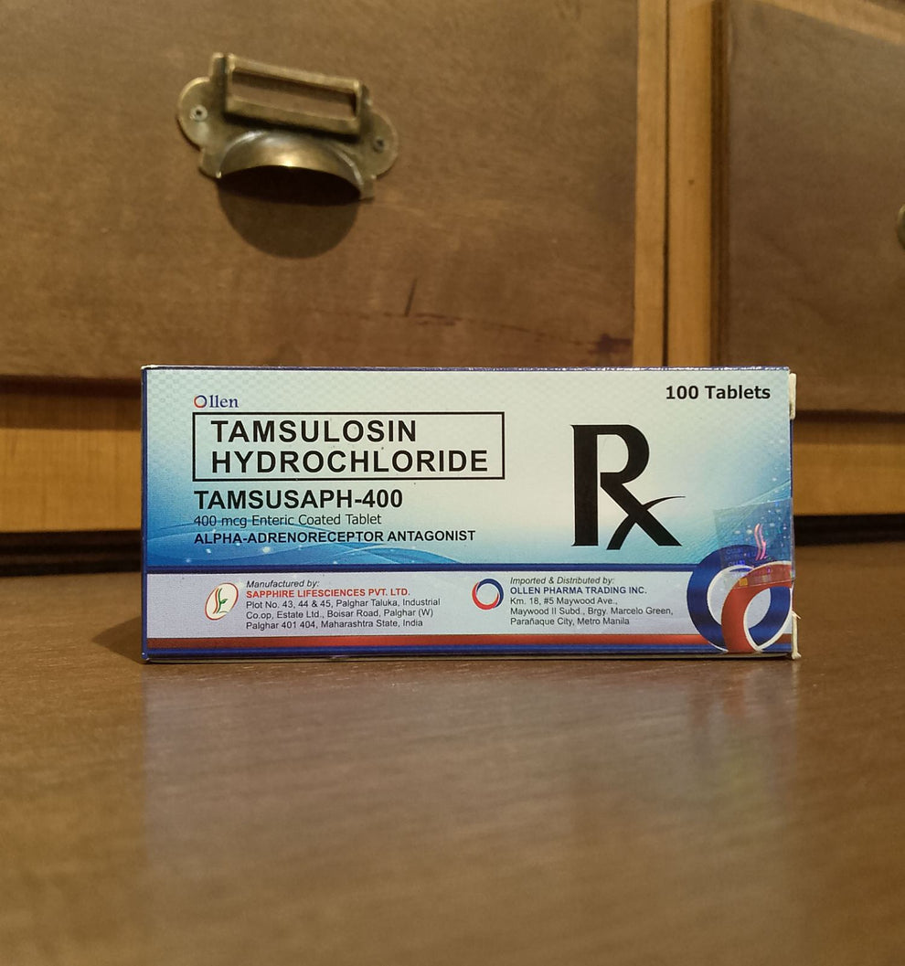 Tamsulosin HCl, (Tamsusaph-400) 400mcg, Enteric-coated Tablet – Meds ...