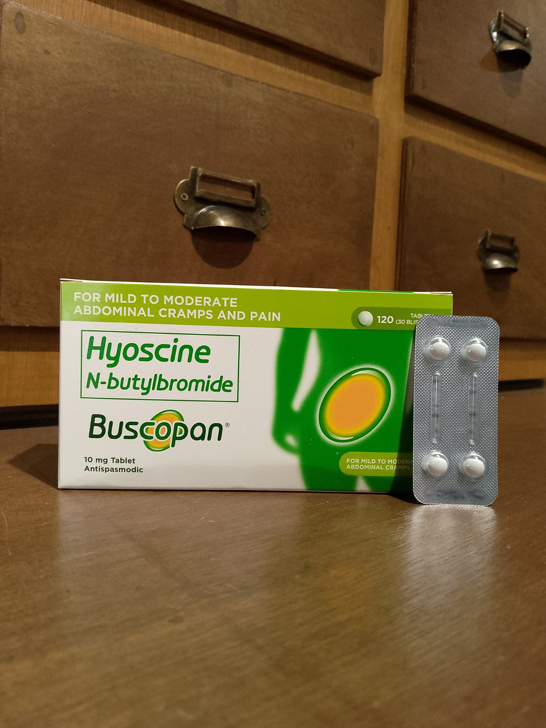 Hyoscine-N Butyl Bromide (Buscopan) 10mg Tablet – Meds for All