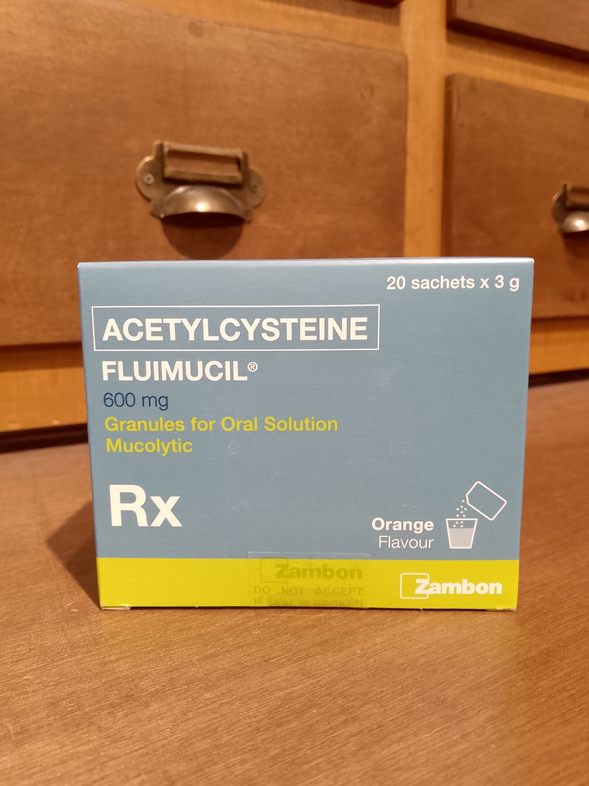 Acetylcysteine (FLUIMUCIL) 600mg Granules for Solution – Meds for All