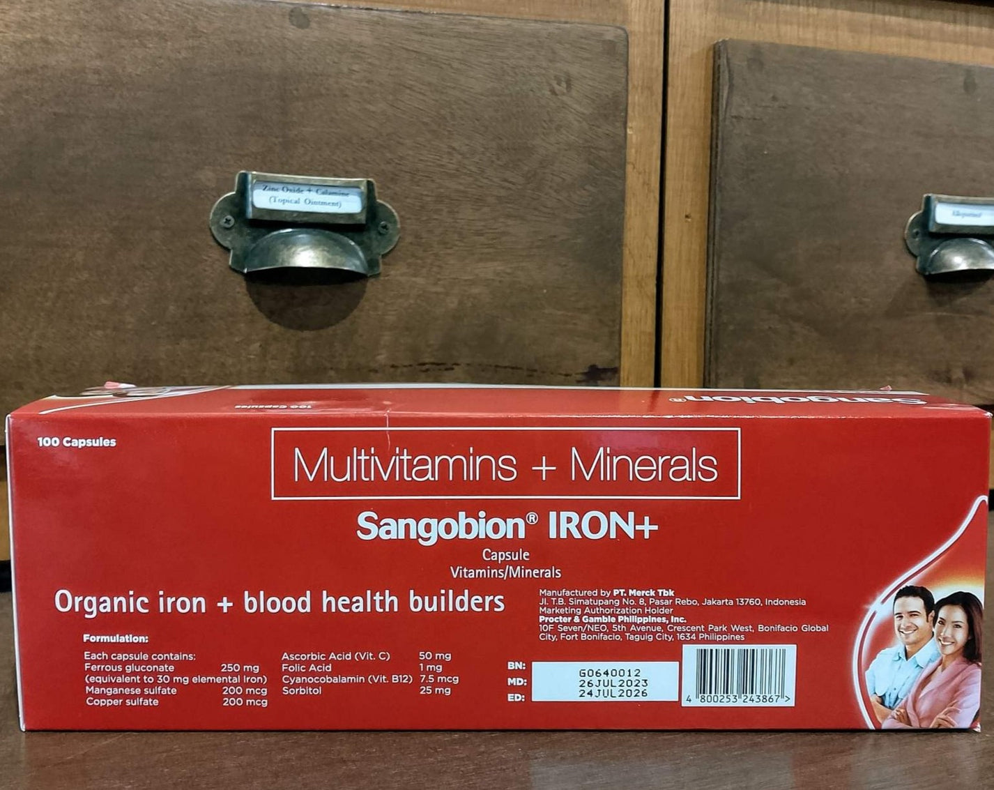 Multivitamins + Minerals + Iron (Sangobion) Capsule – Meds for All