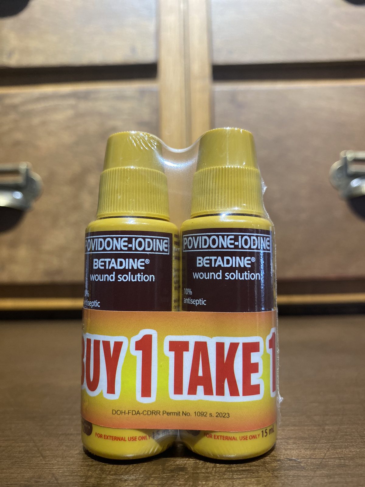Povidone-Iodine (Betadine Wound Solution), 15mL – Meds for All