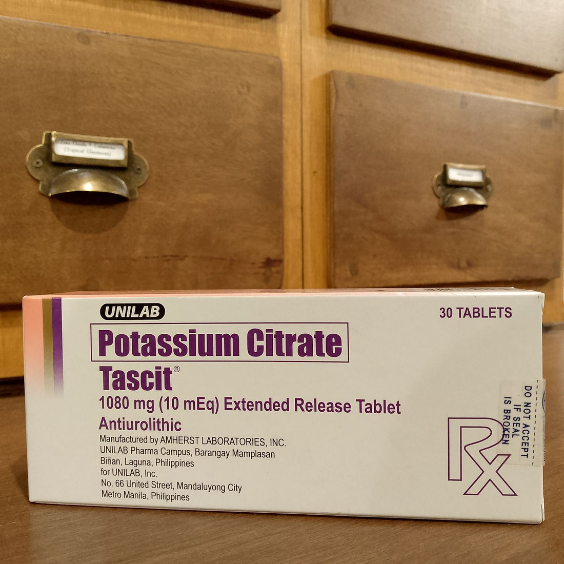 Potassium citrate [Tascit] 1080 mg (10 mEq) ER Tablet – Meds for All