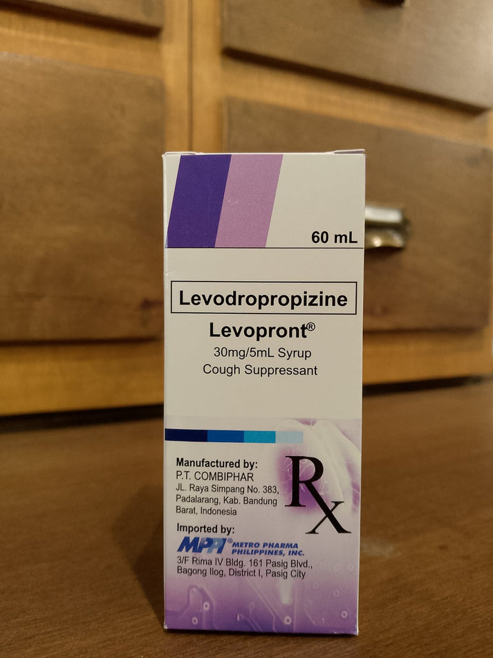 Levodropropizine [Levopront] 30 mg/5 mL 60mL Syrup – Meds for All