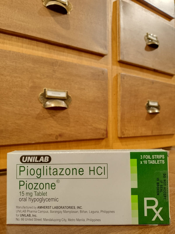 Pioglitazone Hydrochloride (Piozone) 15mg Tablet – Meds for All