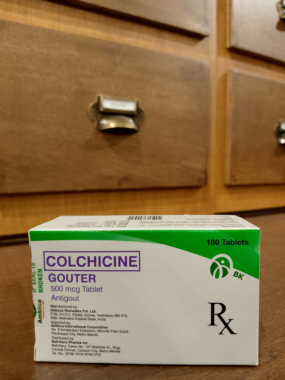 Colchicine (Gouter) 500mcg Tablet – Meds for All