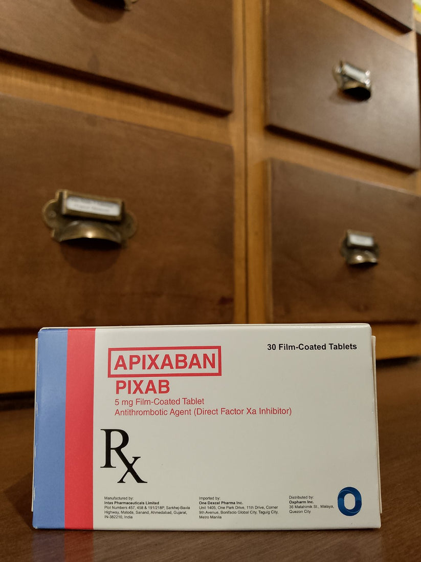 Apixaban (Pixab) 5mg Film-Coated Tablet – Meds for All