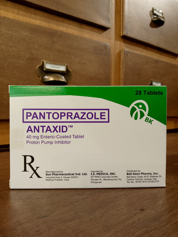 Pantoprazole (Antaxid) 40mg Enteric-Coated Tablet – Meds for All