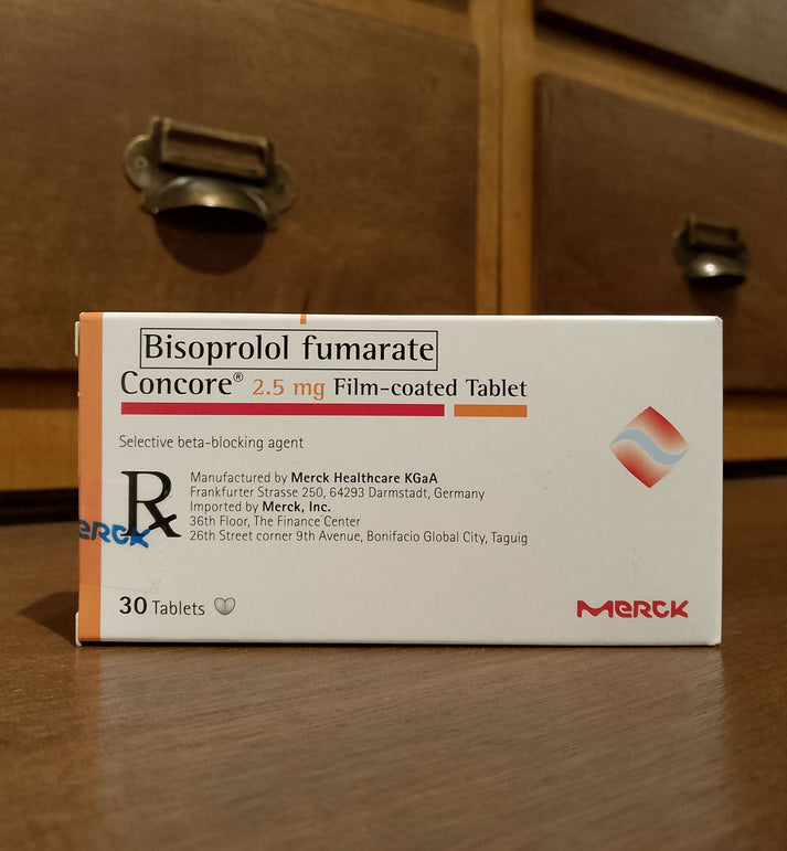 Bisoprolol fumarate (CONCORE) 2.5mg Tablet – Meds for All