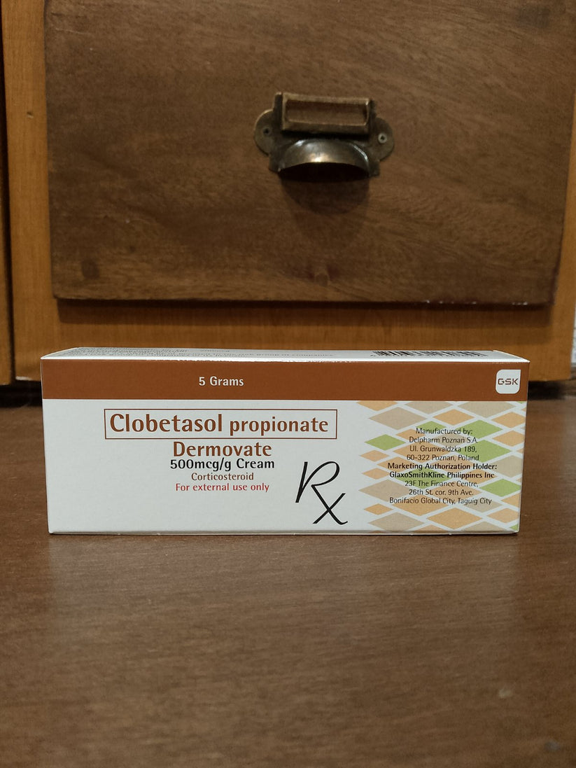 Clobetasol propionate (DERMOVATE) 500mcg/g Cream 5g – Meds for All