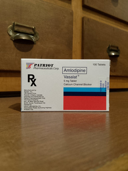 Amlodipine (Vasalat) 5mg Tablet – Meds for All